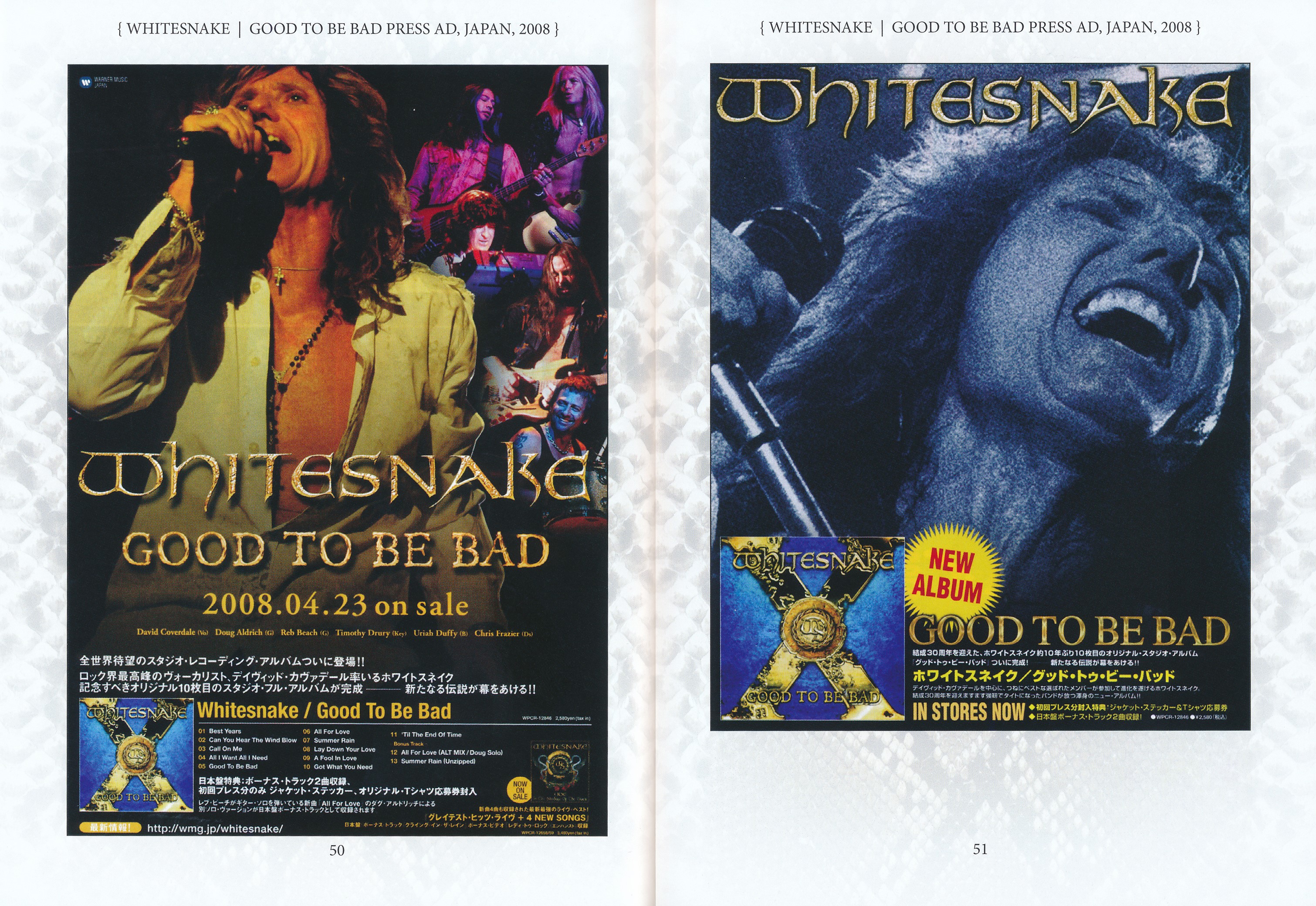 Whitesnake Unzipped : Booklet26 | CD Covers | Cover Century | Over 1. ...
